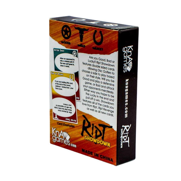 KnA Games RIPT Showdown Disc Golf Card Game – Disc Connection ...
